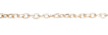 Dainty Link Chain 1mm 14kt Gold - Jewelry by Cari