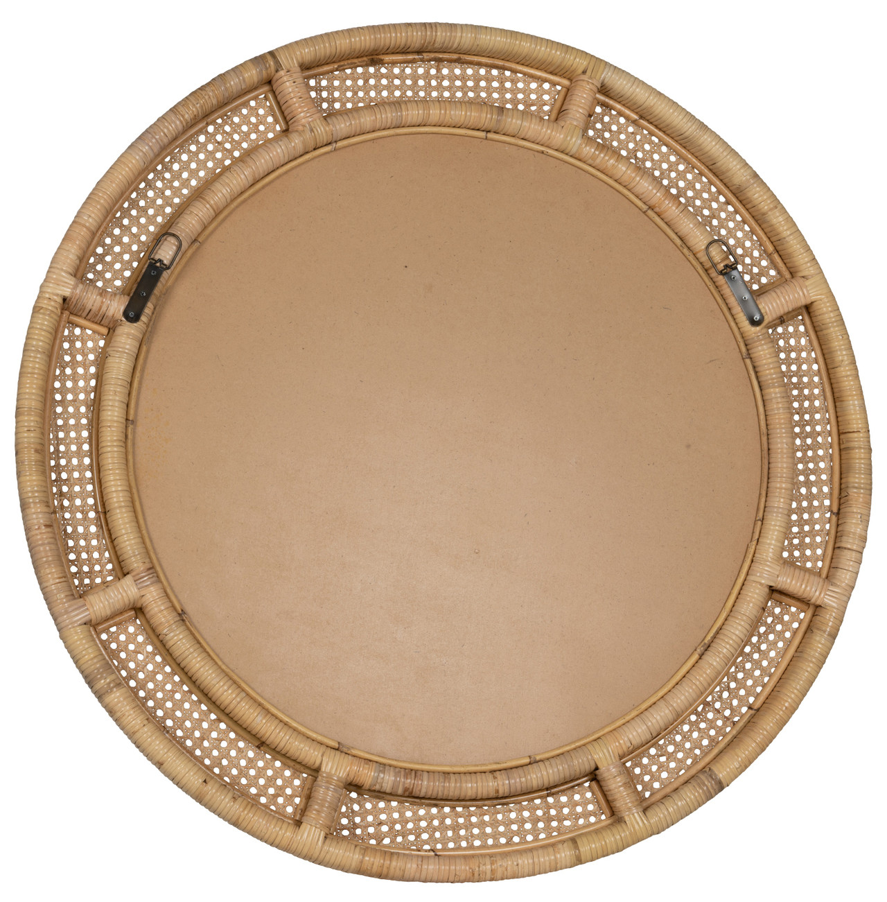 Vanessa Round Rattan Mirror