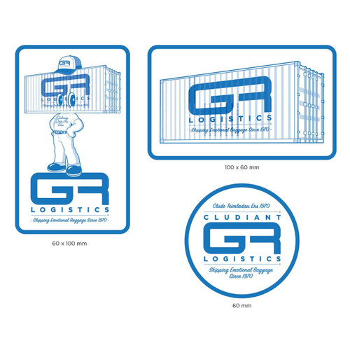 LIMITED EDITION Gruff Rhys GR Logistics Patches Set