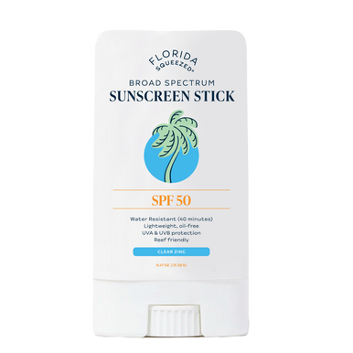Florida Squeezed Mineral Face Stick (SPF 50) .47 oz - Clear Beauty Co