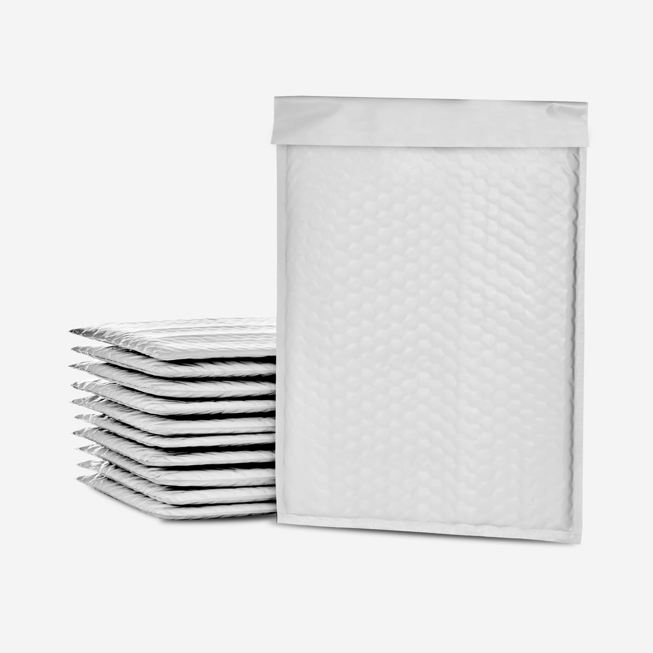 4" x 8" White Poly Bubble Lined Mailer
