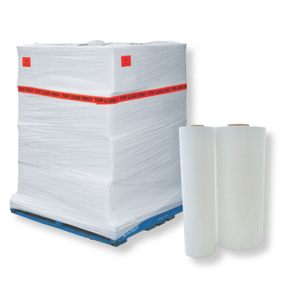 20" x 80ga x 5000' White Opaque Machine Wrap - Quick Pak, Inc.