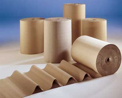 Single Face Kraft Corrugated Rolls C-Flute