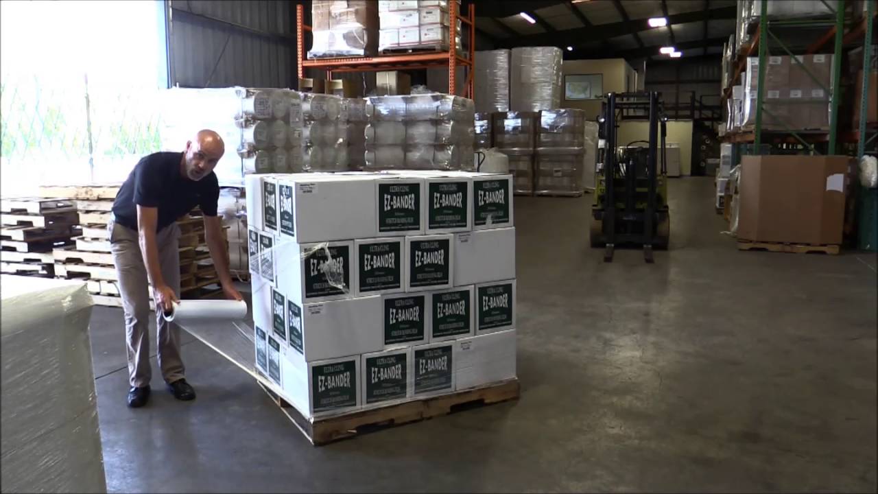 Manually Stretch Wrapping Pallets - Quick Pak, Inc.
