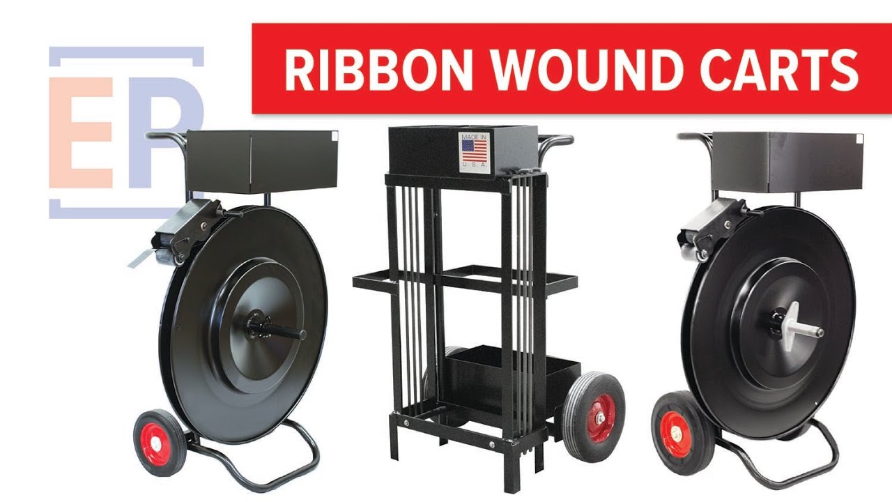 Ribbon Wound Strapping Carts - Quick Pak, Inc.
