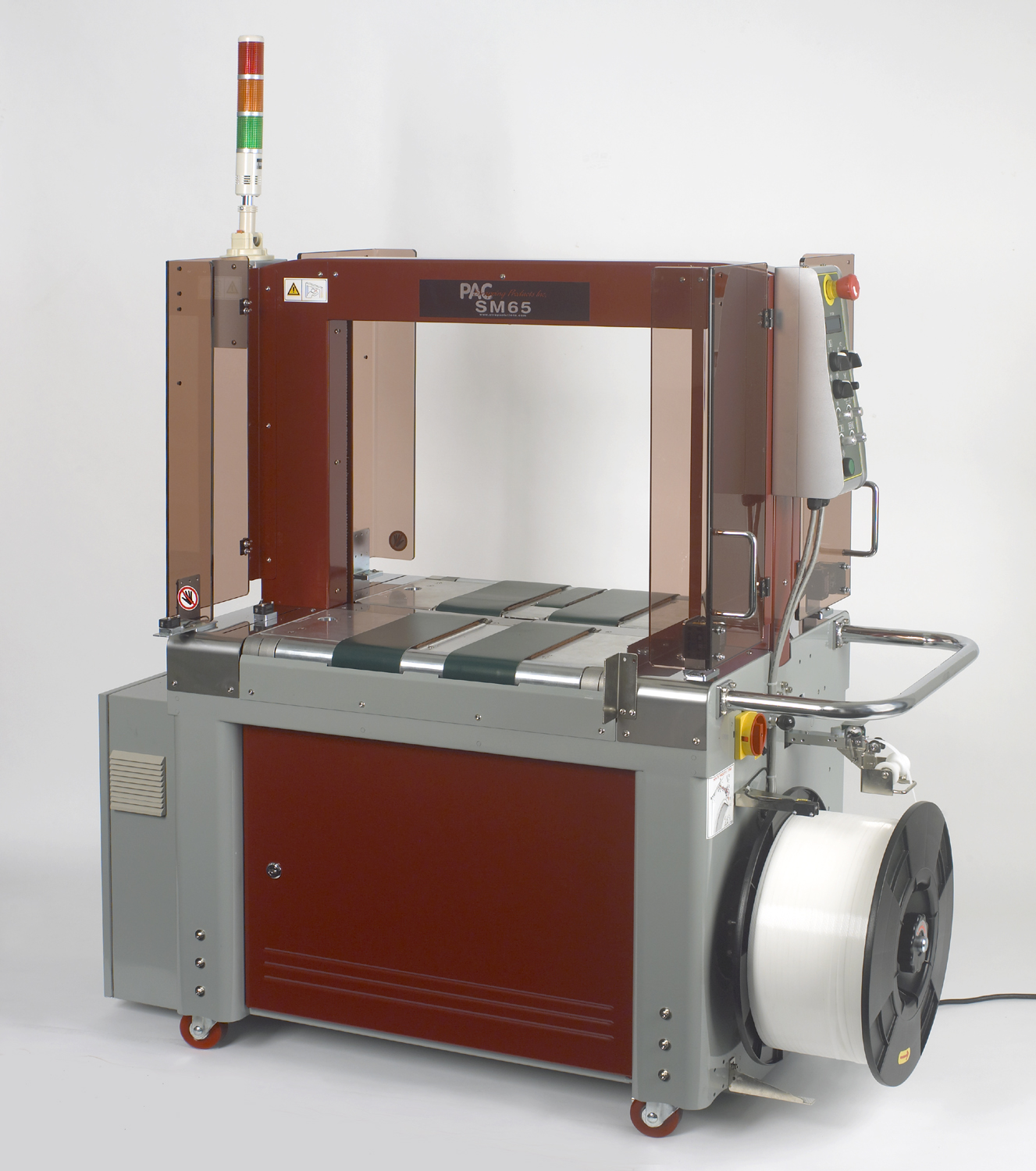 PAC Strapping Fully Automatic Strapping Machine SM65-FA - Quick Pak, Inc.