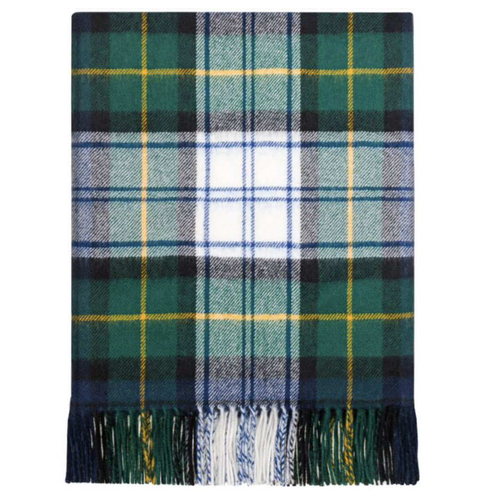 Gordon Dress Tartan Blanket | 100% Lambswool Plaid Tartan Throw ...