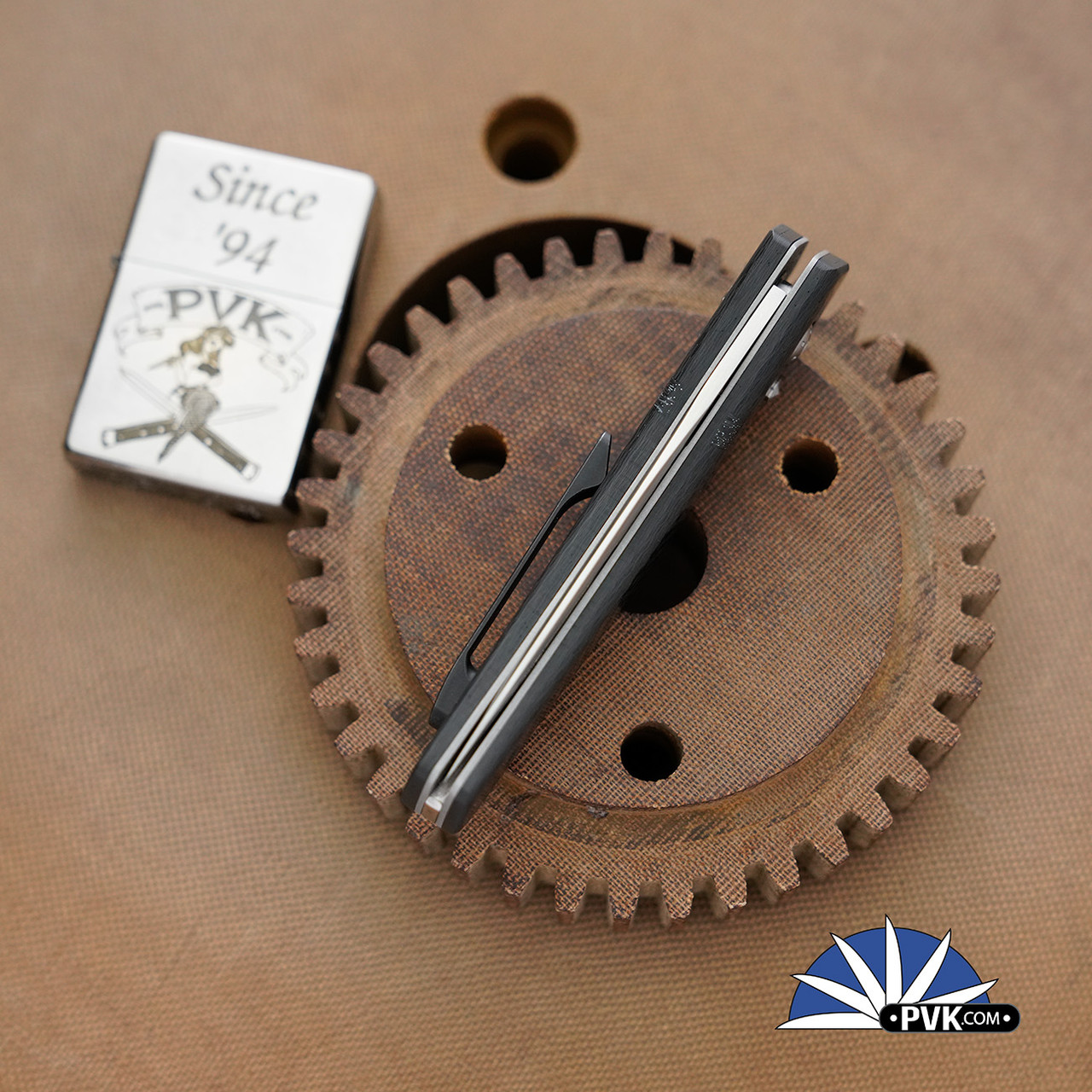 Philip Booth Custom Thinman Push Button Auto, Hand Rubbed Satin CPM-154 ...