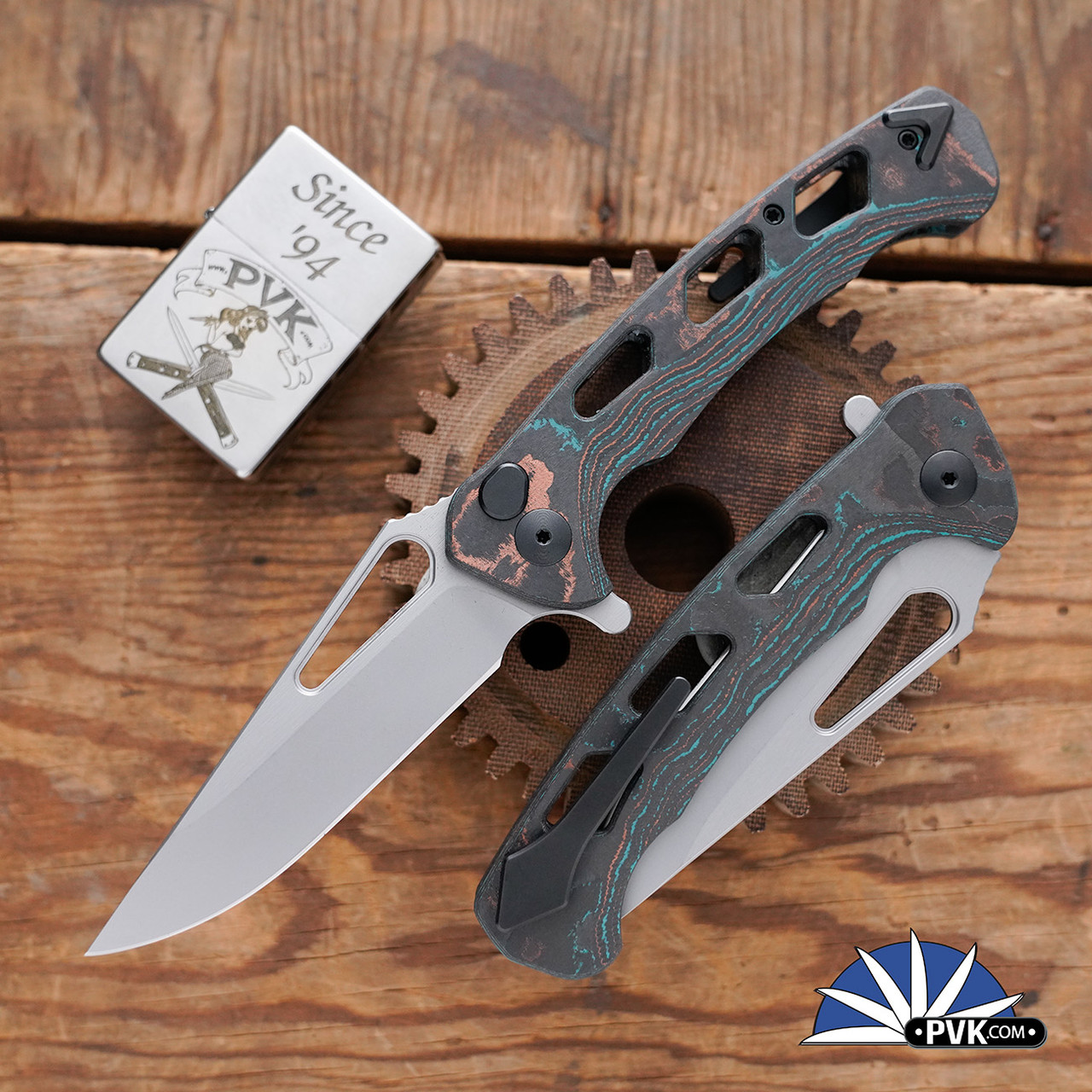 Dead Reckon Knives RB-3544-11 Ridgeback Vertebrae, Glass Blasted Blade ...