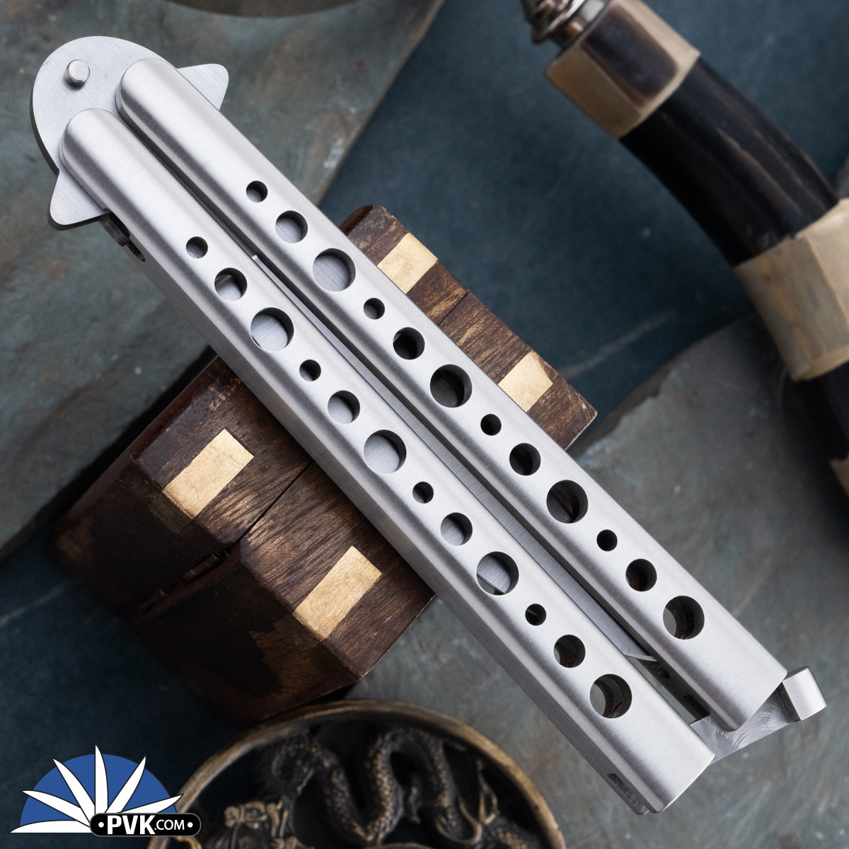 29 Knives Custom 4" S35VN Weehawk, "Thin Skeleton" Channel Cut 303 ...