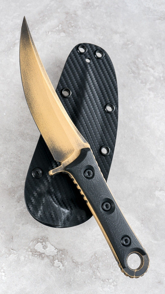 Microtech Borka SBK Fixed Blade M390 FE Tan - PVK