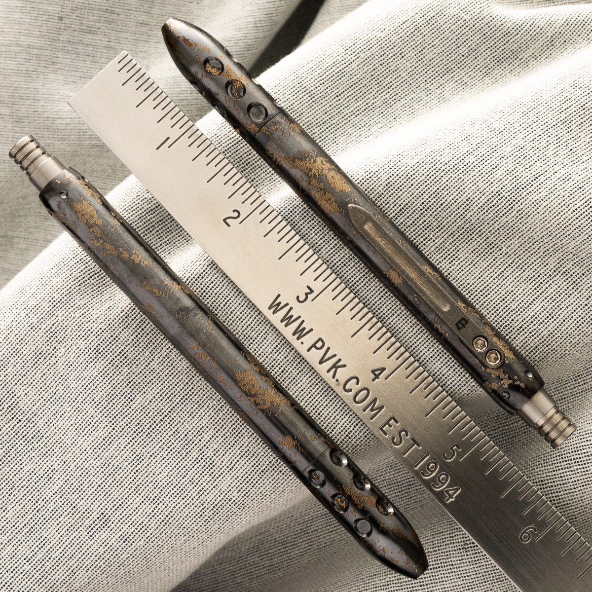 Blackside Customs Pen - Strider Knives Digicam Titanium Body - PVK