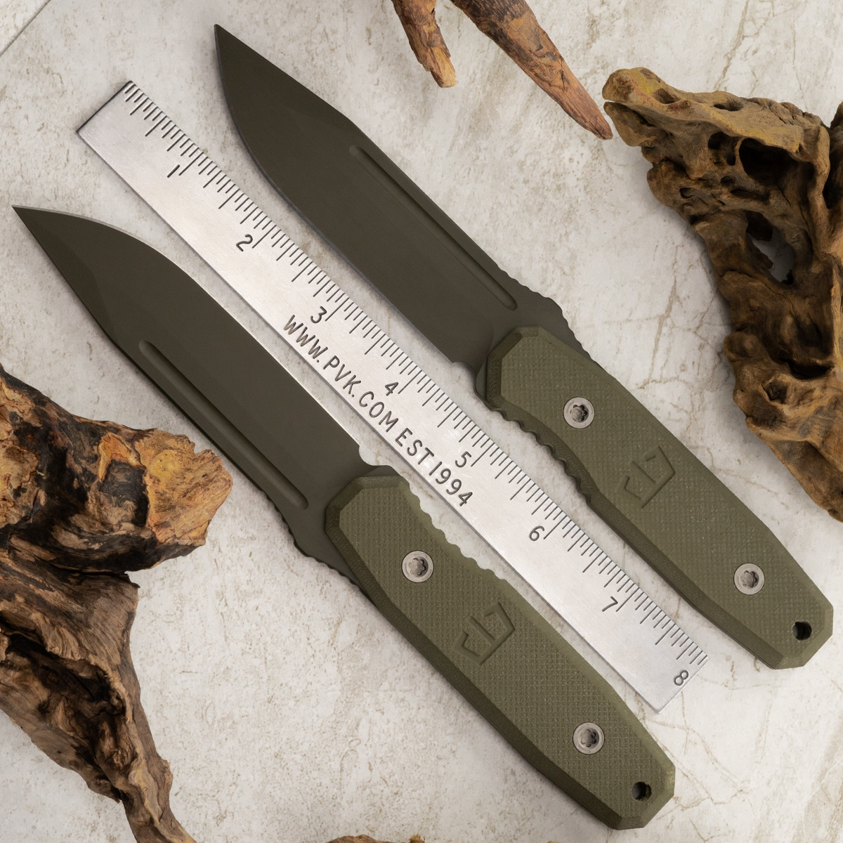 Blackside Customs PB Plan B, OD Cerakoted S35VN, OD G10 - PVK