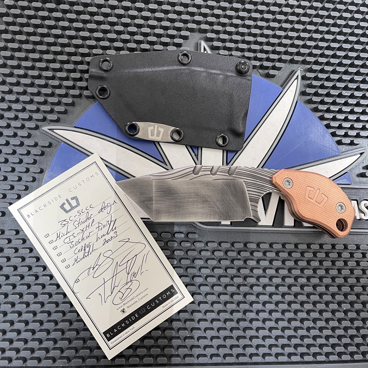 Blackside Customs, Strider Design SLCC Beskar Finish XHP, Copper Handle ...