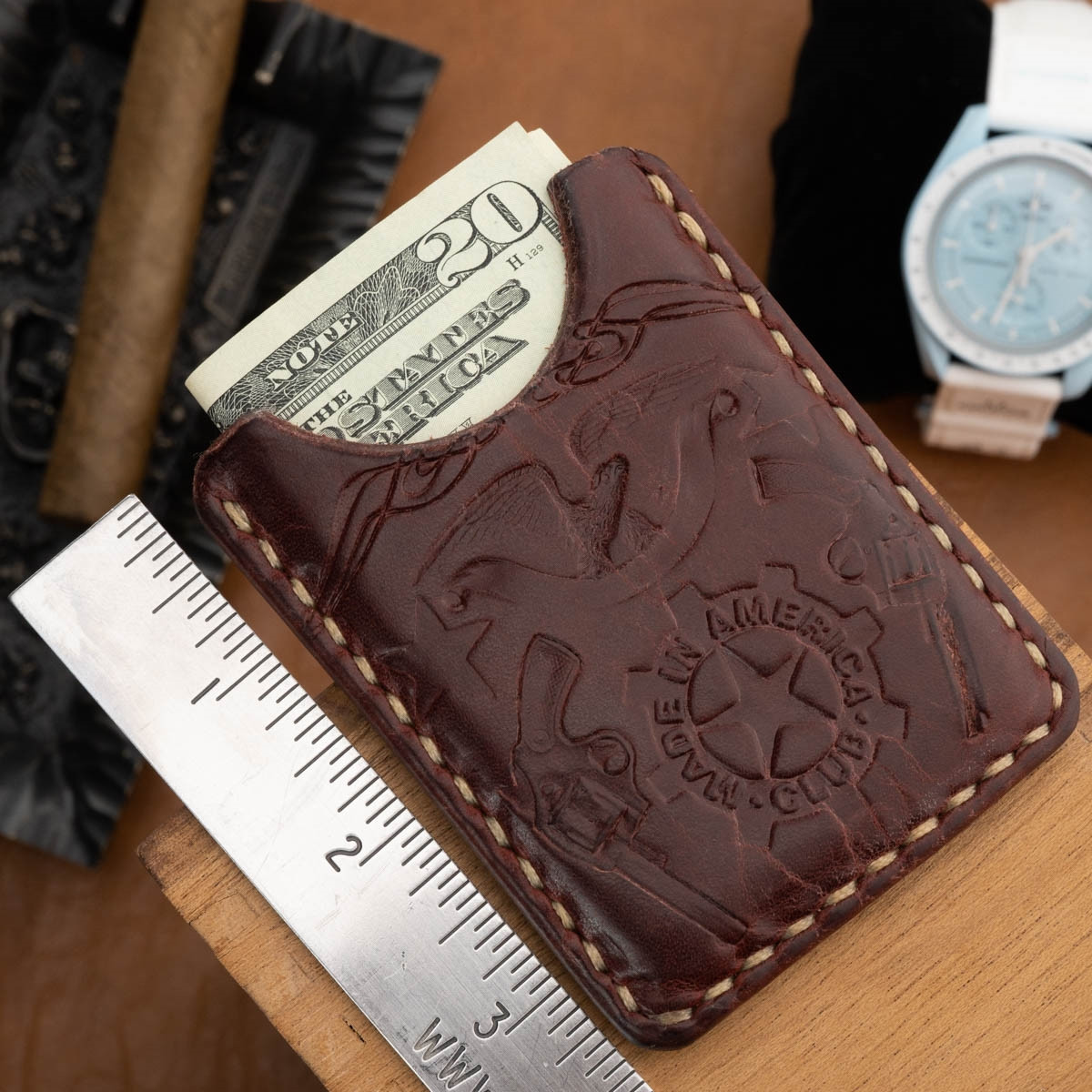 Blackside Customs/Starlingear Card Wallet "Made In America Club" - PVK