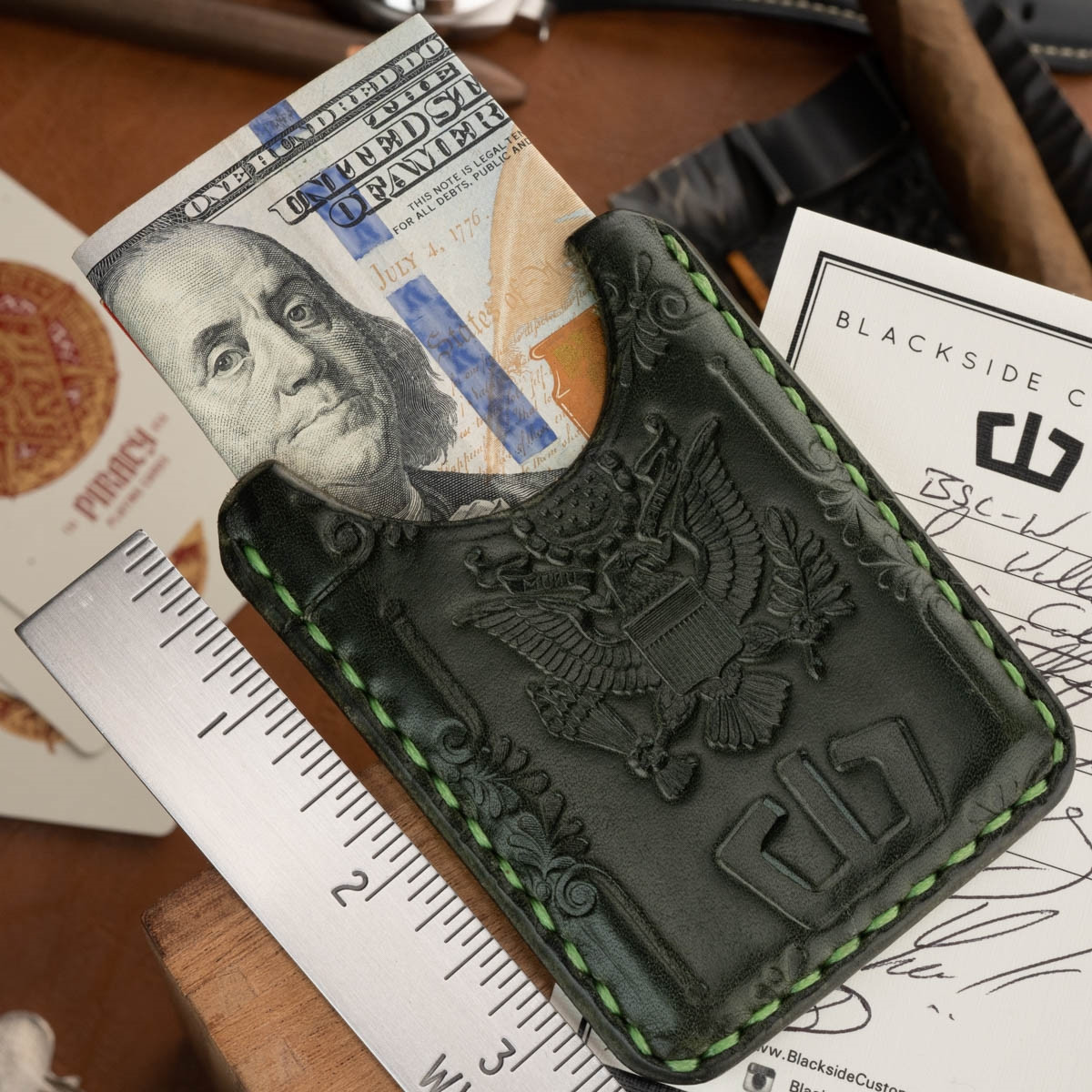 Blackside Customs/Starlingear Card Wallet "Eagle & US" - PVK