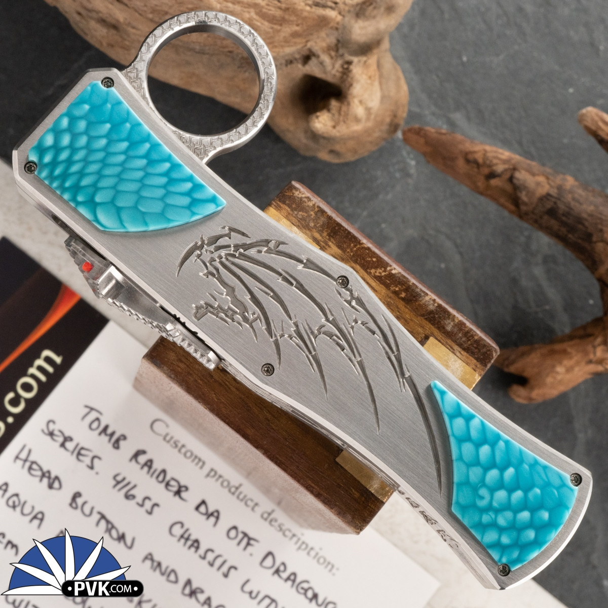 BURN Custom OTF Tomb Raider "Dragonslayer" Mirror Polished Nightmare ...