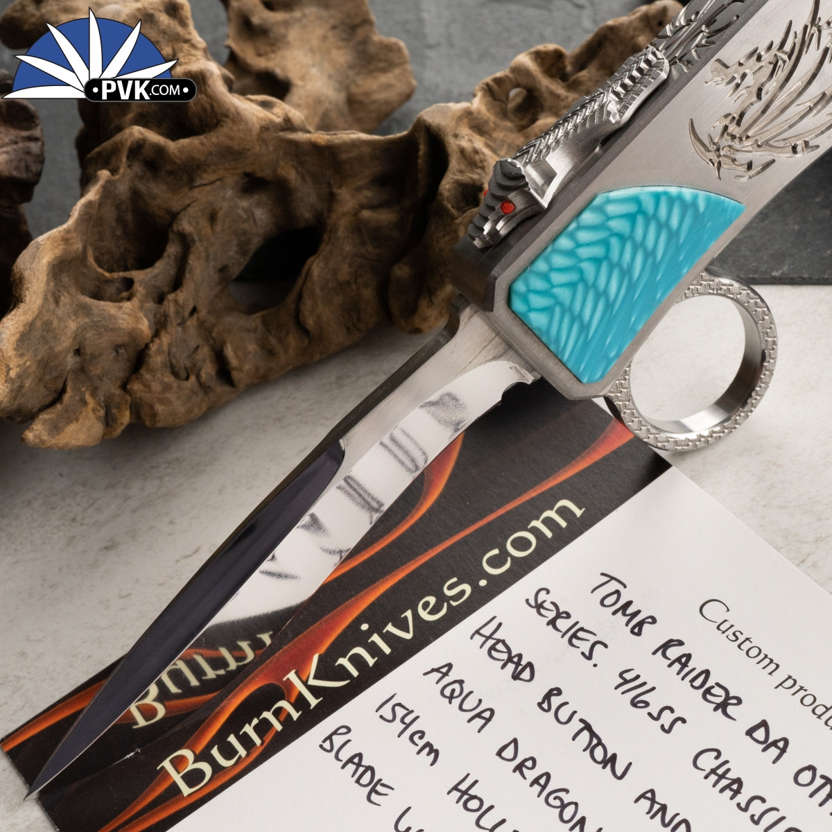 BURN Custom OTF Tomb Raider "Dragonslayer" Mirror Polished Nightmare ...
