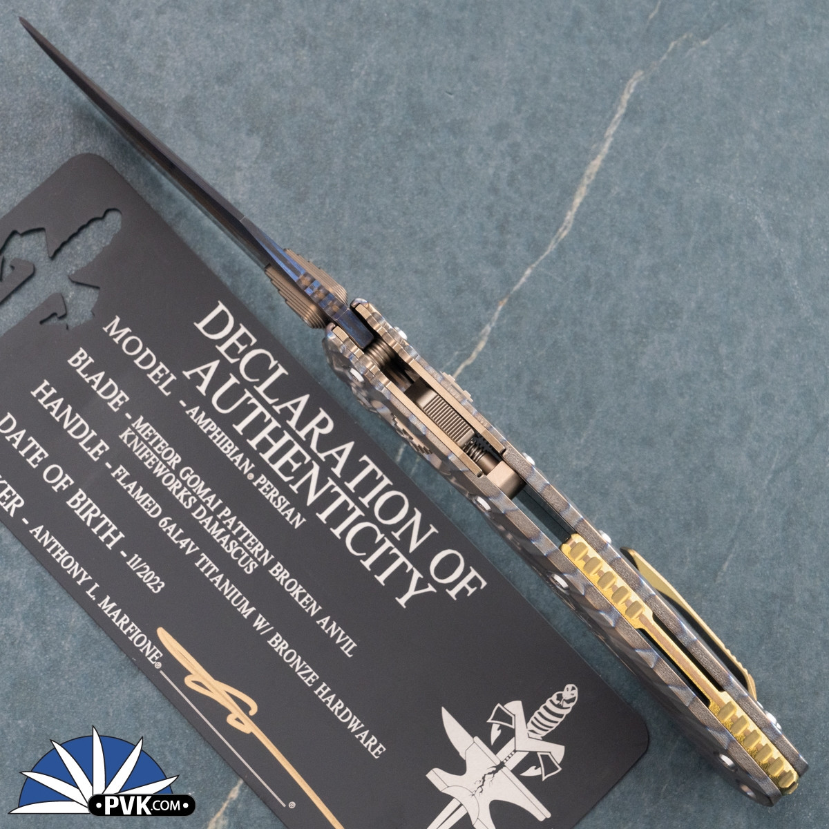 Collection Piece - Marfione Custom Amphibian Persian Meteor Gomai ...