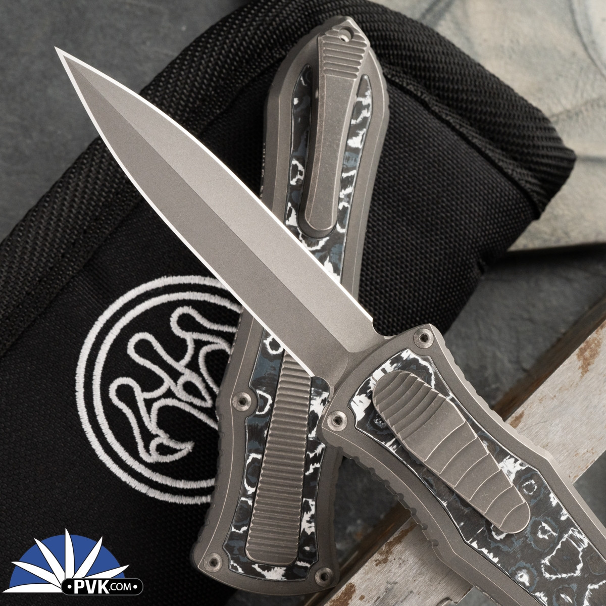 G&G Hawk Custom Deadlock Model "C" Tumbled Double Edge Blade Tumbled ...