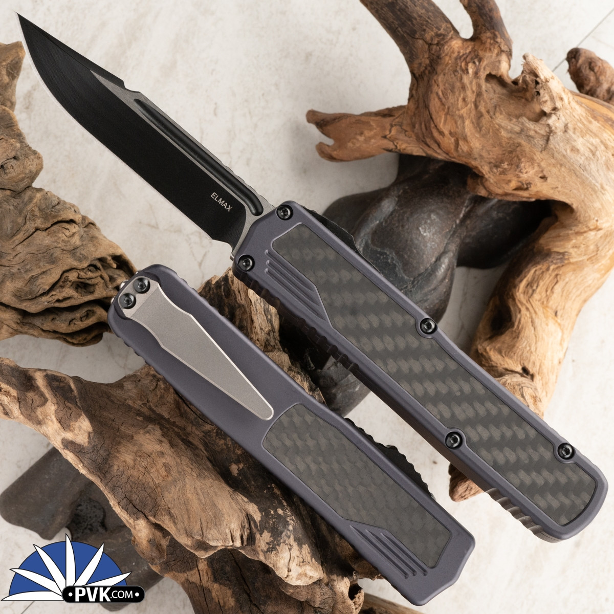 Guardian Tactical Scout Two Tone Black Single Edge, Gray Handle Carbon ...