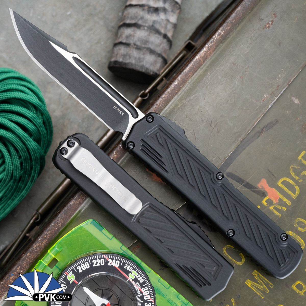 Guardian Tactical Scout Two Tone Black Single Edge, Black Handle 143211 ...