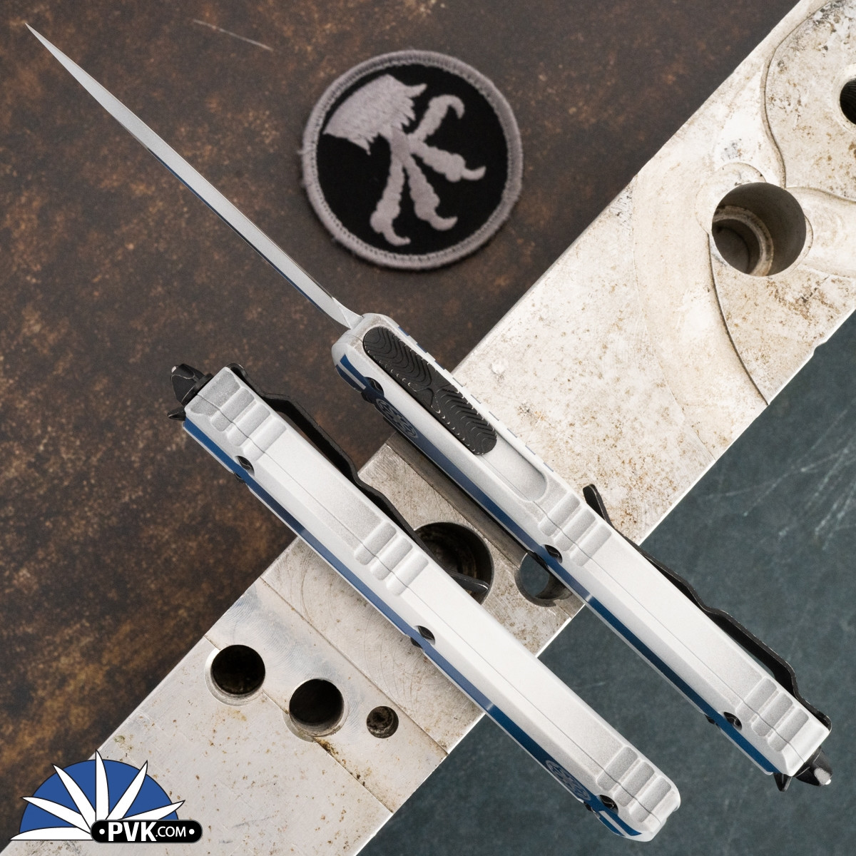 Microtech Ultratech 122-1CO Double Edge White Cerakot Blade, Clone ...