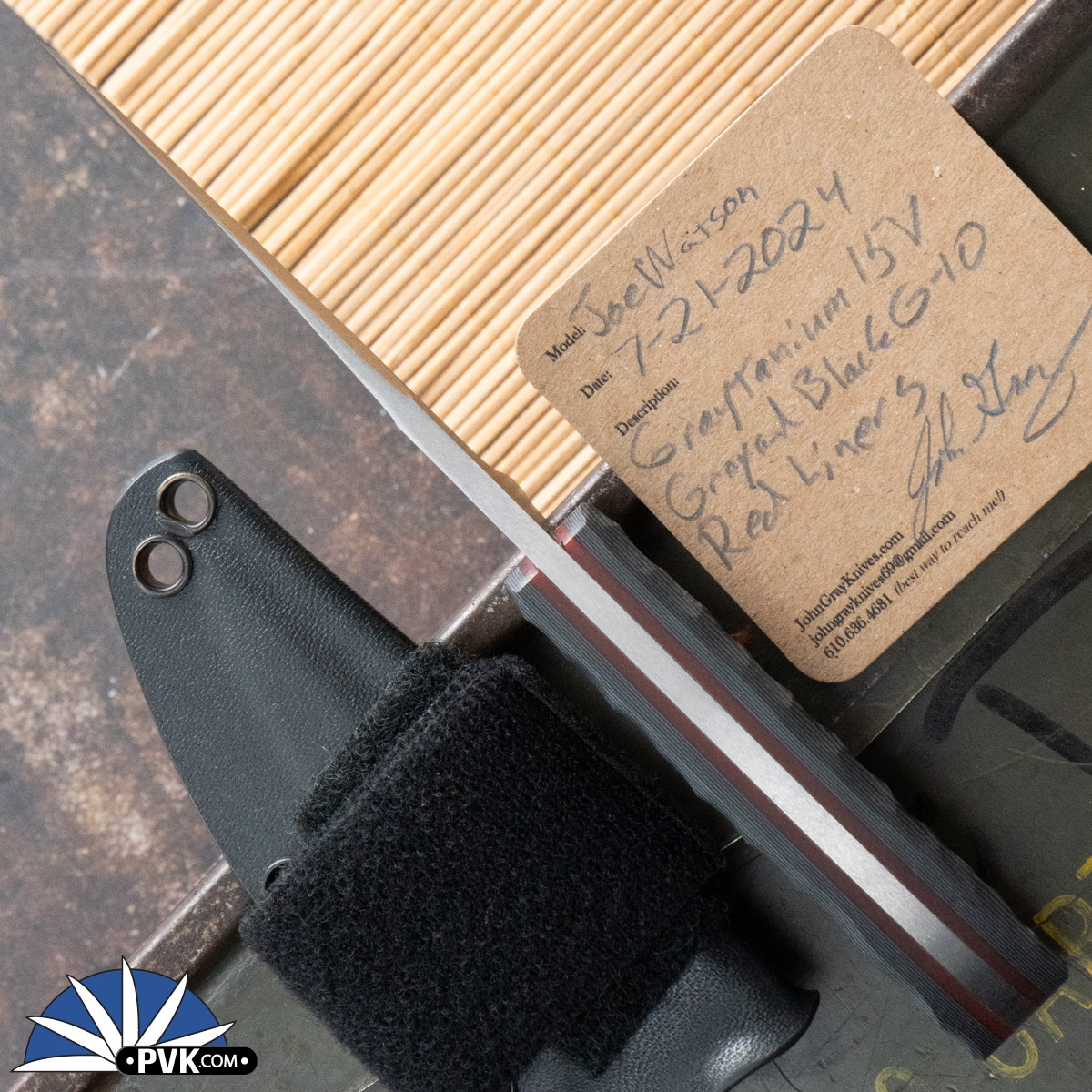 John Gray X Joe Watson Fixed Blade, Graytanium 15V, Gray On Black G10 ...