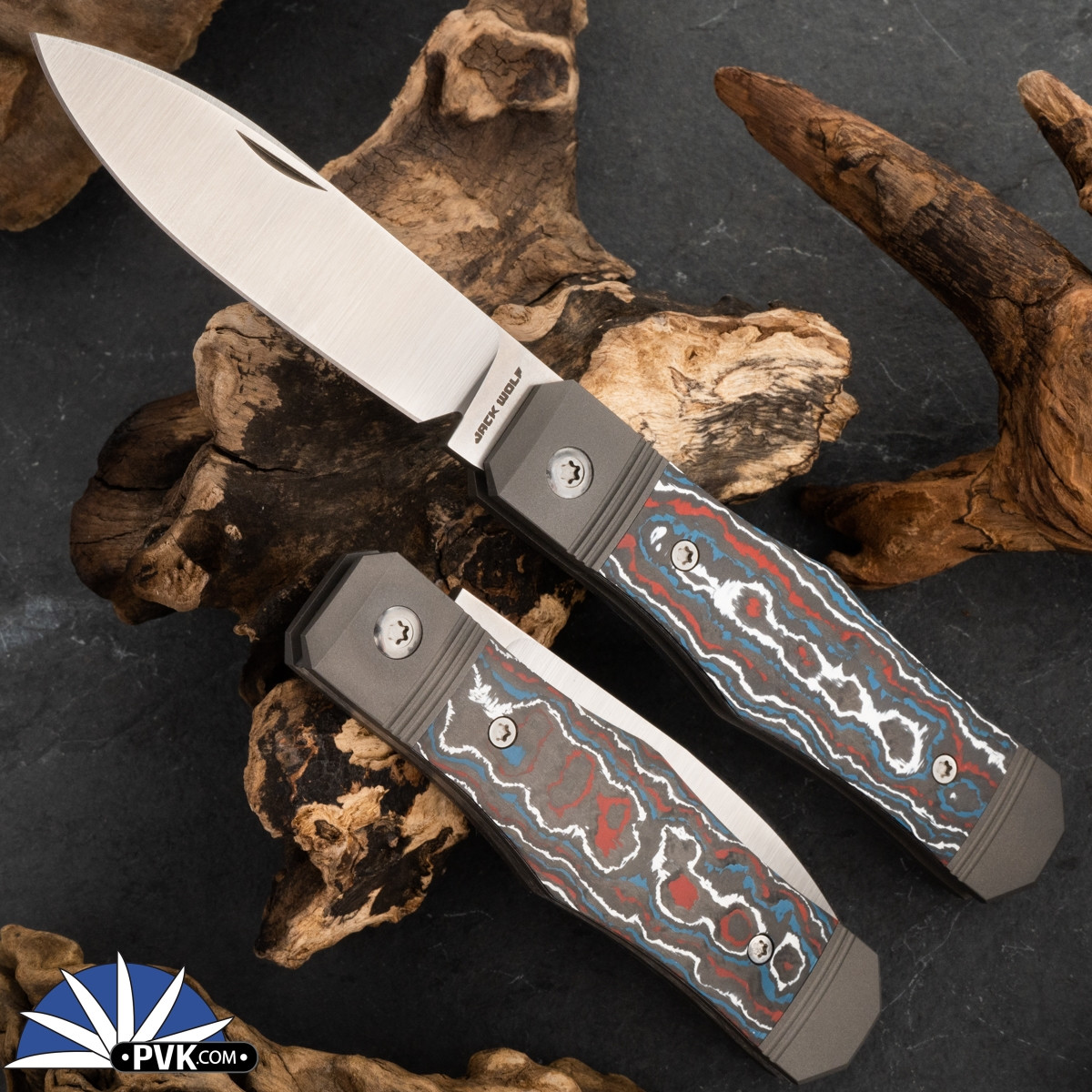 Jack Wolf Knives Vampire Jack Fat Carbon Nebula - PVK