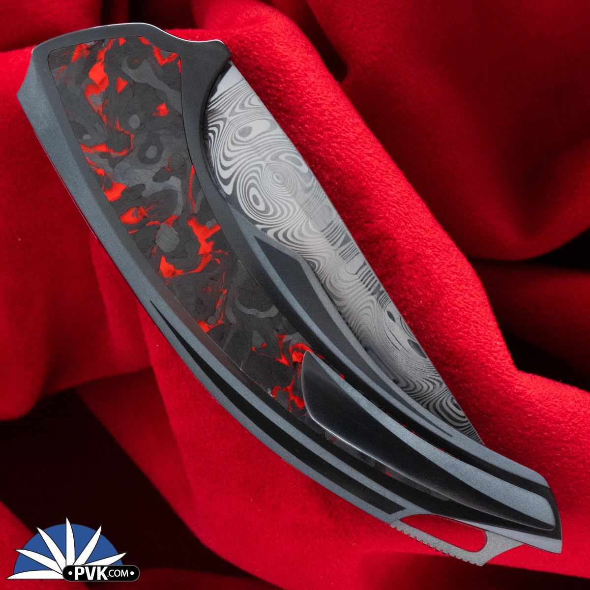 Ron Best Trilogy Concealed Dual Action, Damasteel Blade, Zirconium ...