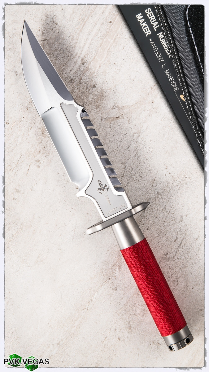 Marfione Custom Interceptor Compound Grind Mirror Polish Blade - PVK