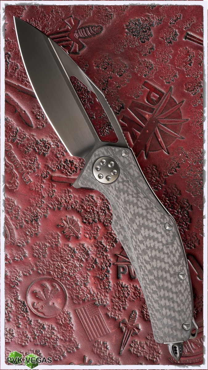 Marfione Custom Matrix-R DLC Hand Rubbed Satin CF DLC Double Vapor ...