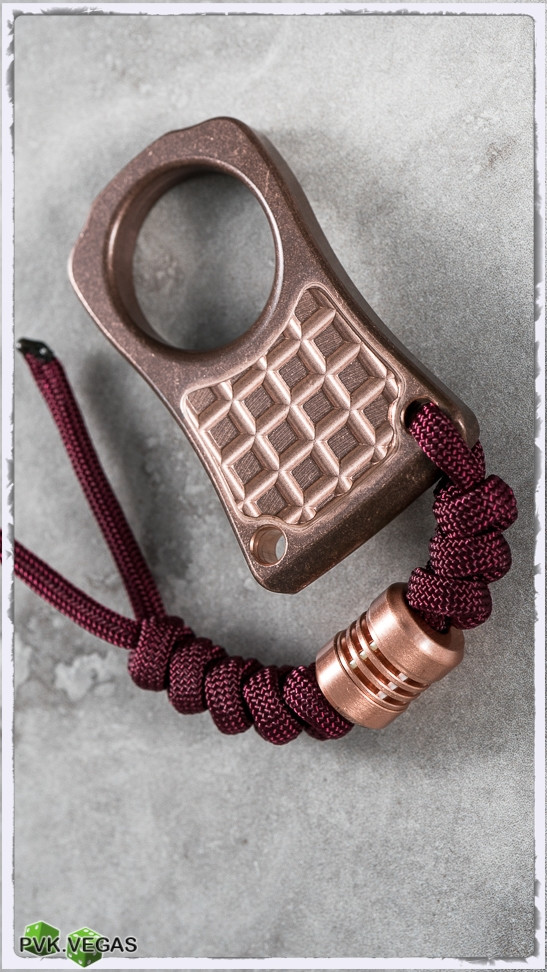 Marfione Custom Paperweight Copper w/ Tritium Bead - PVK