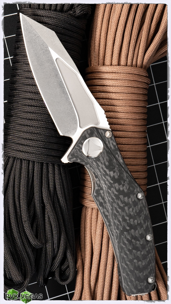 Marfione Custom Mini Matrix Stonewash Carbon Fiber SN023 - PVK