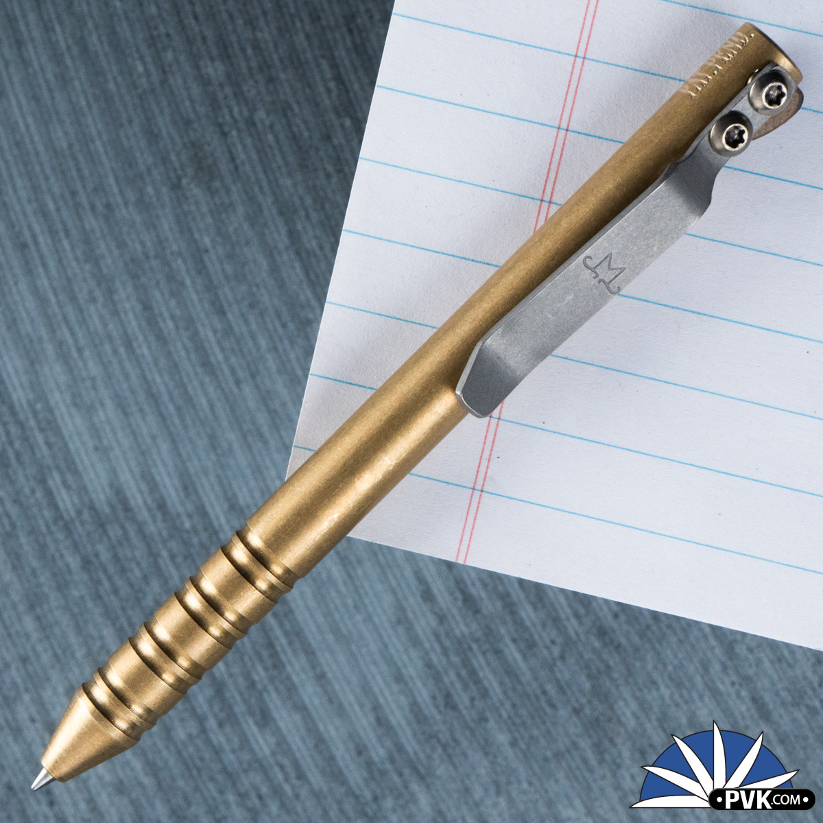 Maverick Customs Full Size FU Flipper Univeral Pen Brass Stonewashed ...