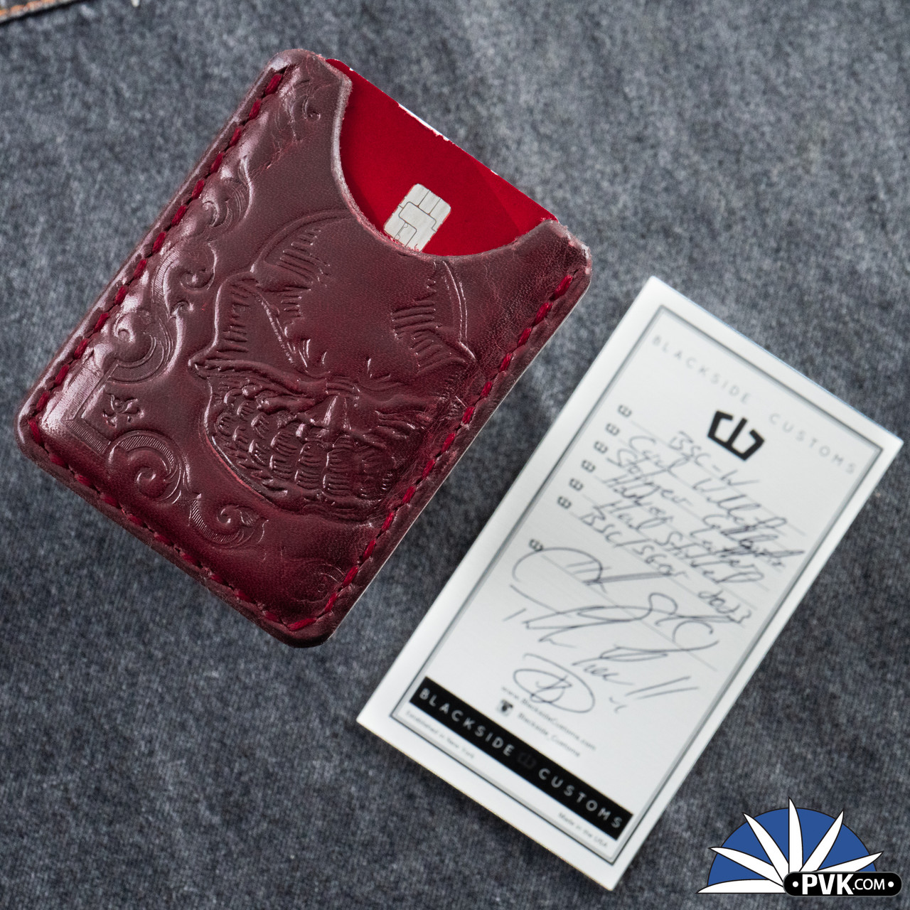 Blackside Customs/Starlingear Card Wallet "Slickster & BSC Logo" - PVK