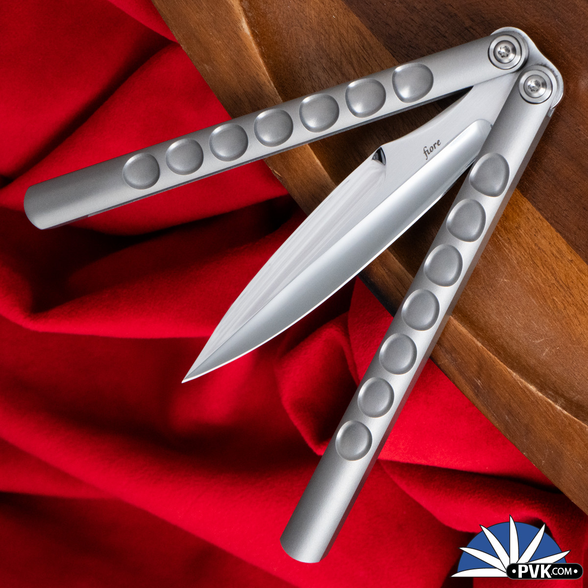 Fiore Pinless Balisong RWL-34 Mirror Polish Bayonet Blade, Bead Blast ...