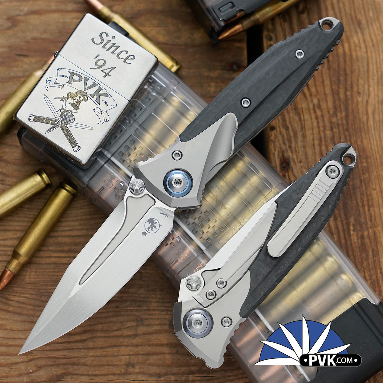 Microtech Socom Bravo Mini 262M-4CFTI Spear Point Hand Rubbed Satin ...