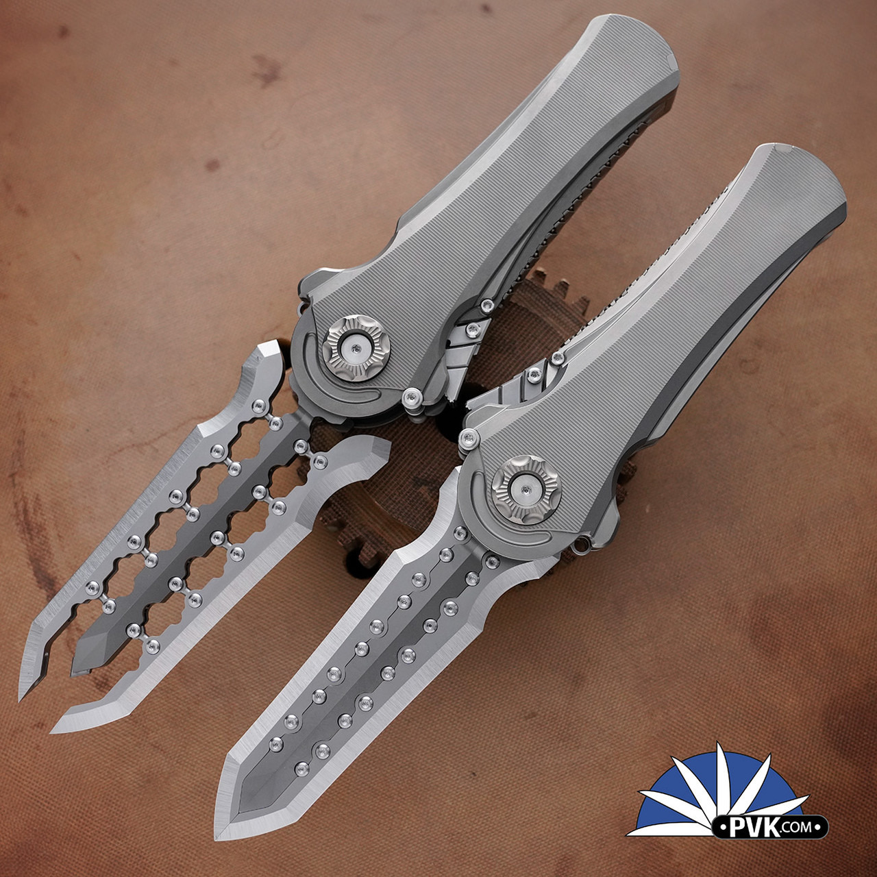 Poikilo Blade, Futuristic Series, Al Khem, Pearlescent Stonewash M390 ...