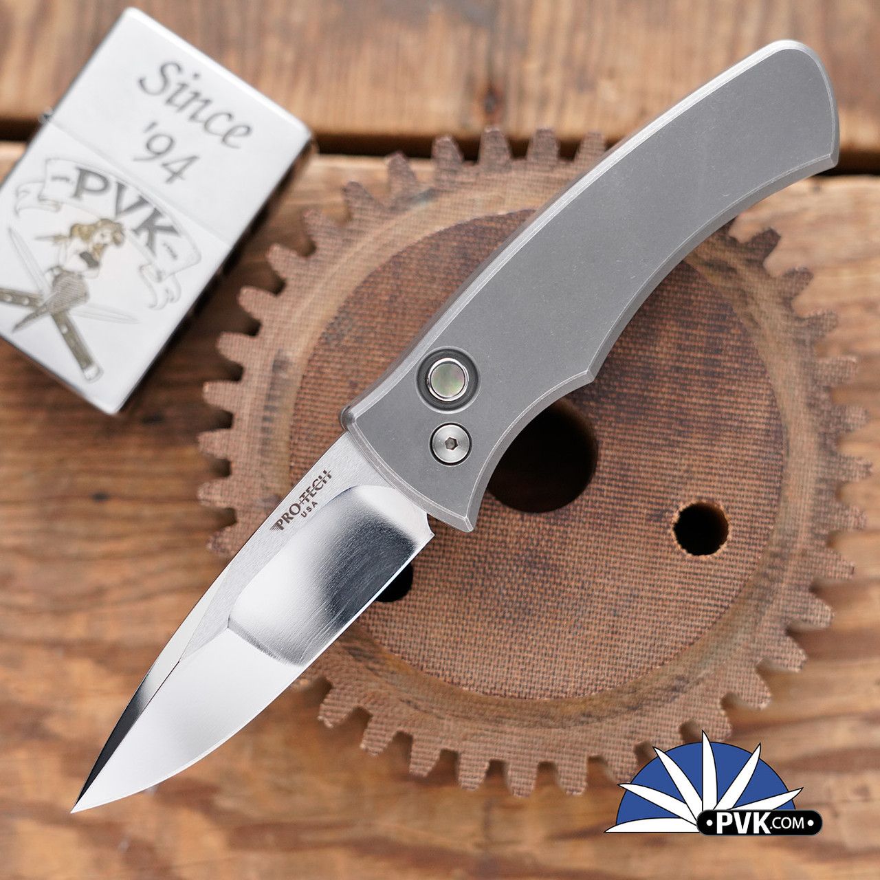Protech Duke 2 Custom Auto, 2 Tone 17-4 Steel Handle, Mike Irie ...