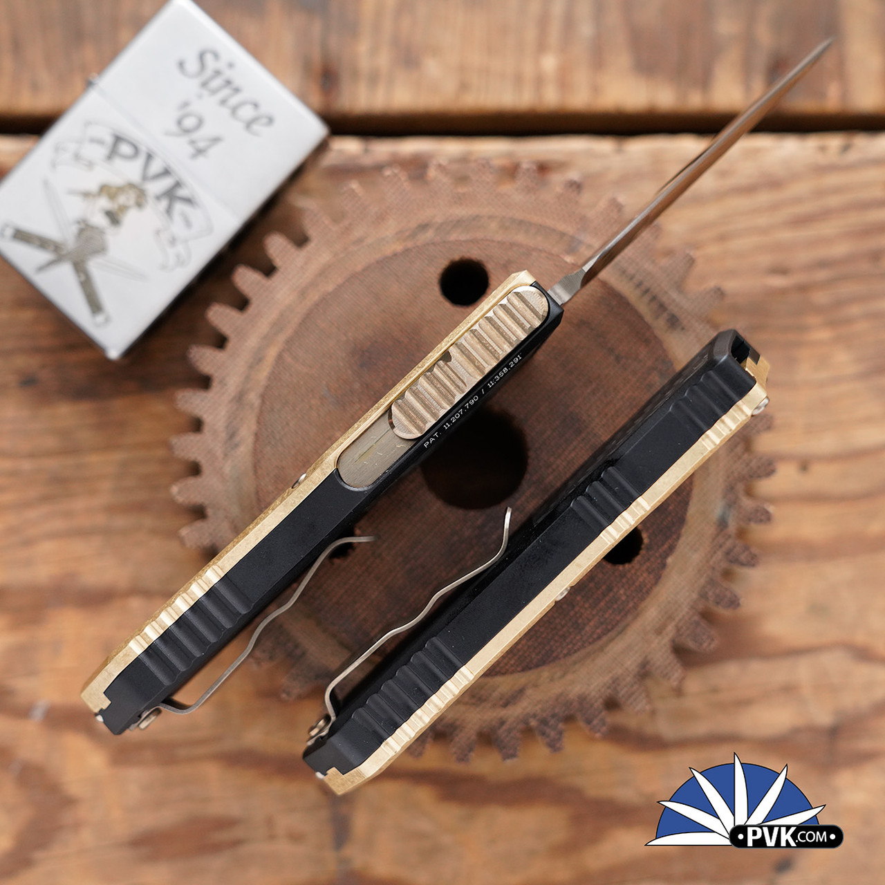 Guardian Tactical GTX-025 Hand Ground Double Edge Bronze Elmax Blade ...