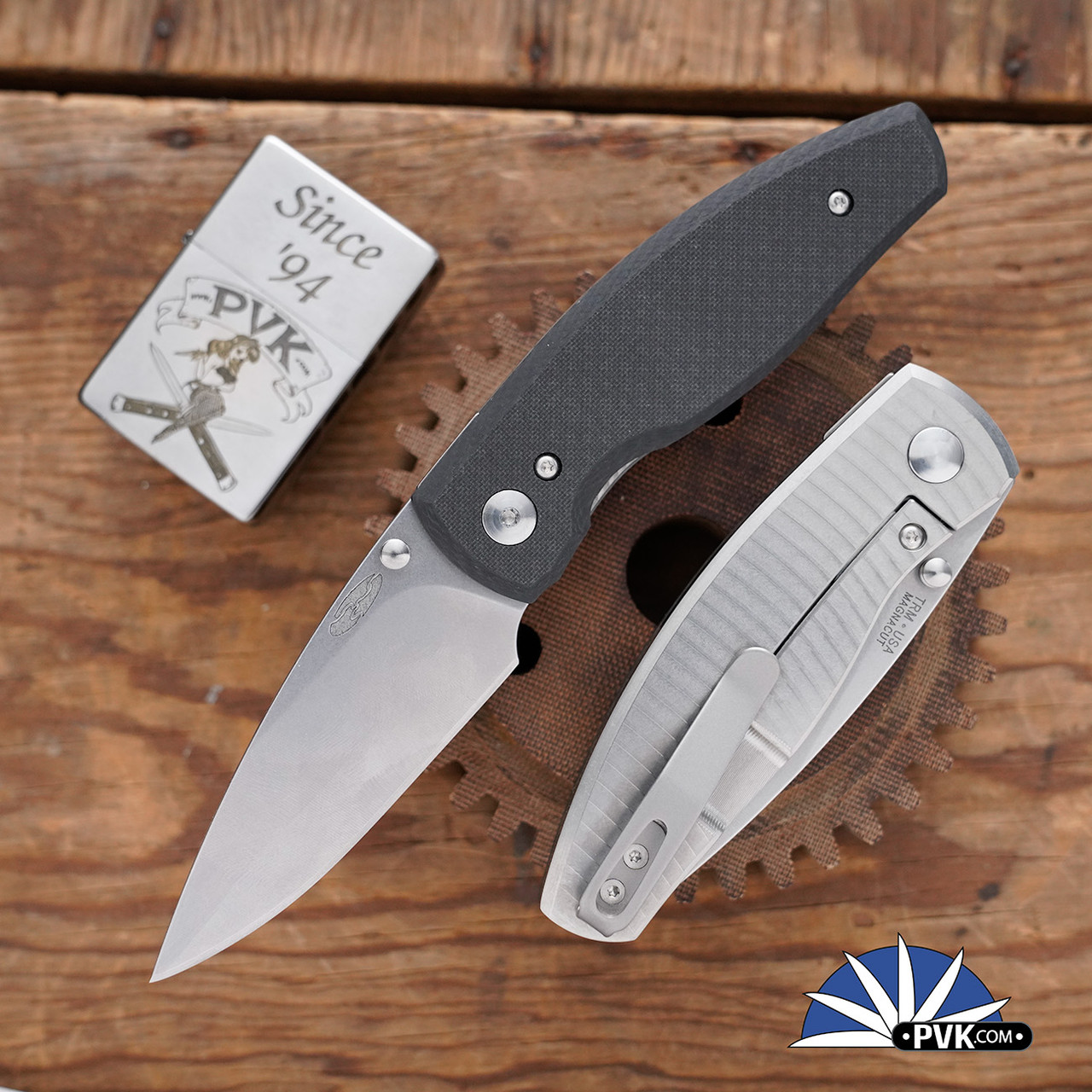 Three Rivers Manufacturing (TRM) Neutron 2 FrameLock, Tumbled Magnacut ...