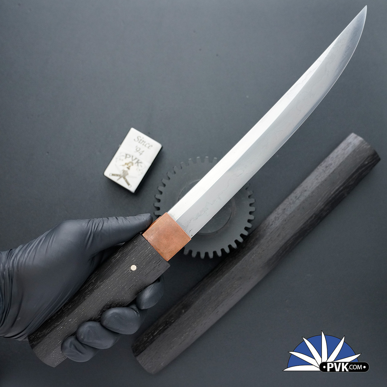 Venier Forge Matt Venier Specialty Tanto Tamahagene Steel, Bog Oak ...