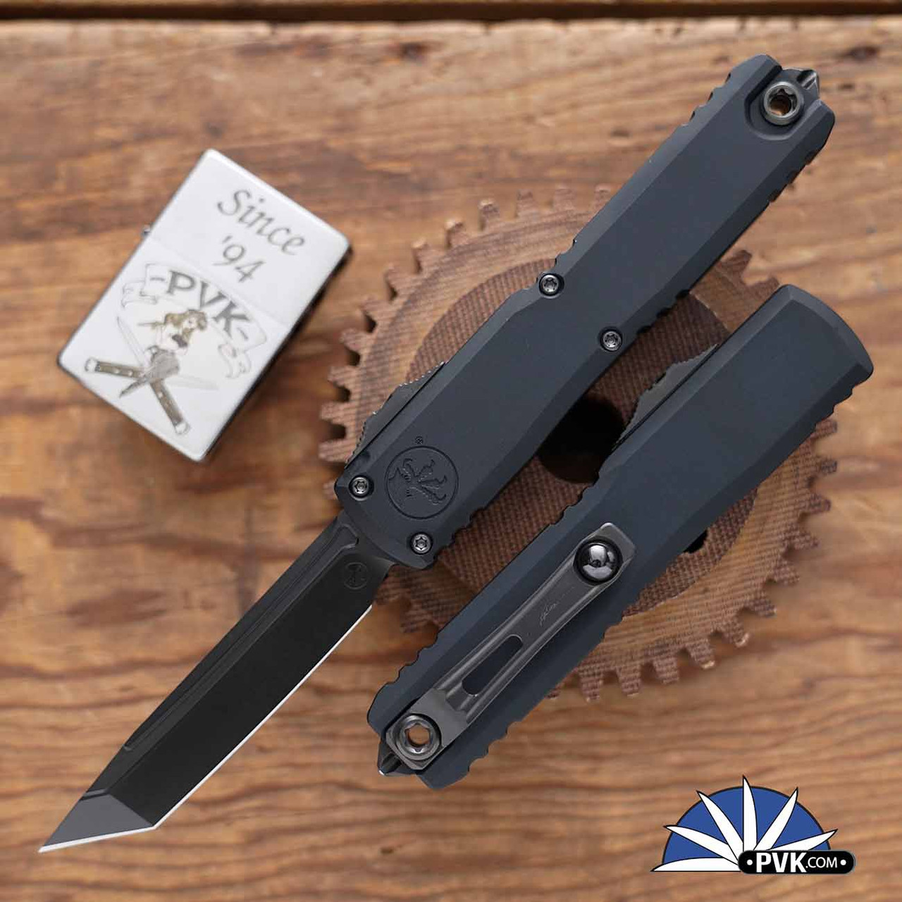 Microtech Ultratech ZBP Gen 3 1123-1DLCTSH DLC Tanto Blade, Black ...