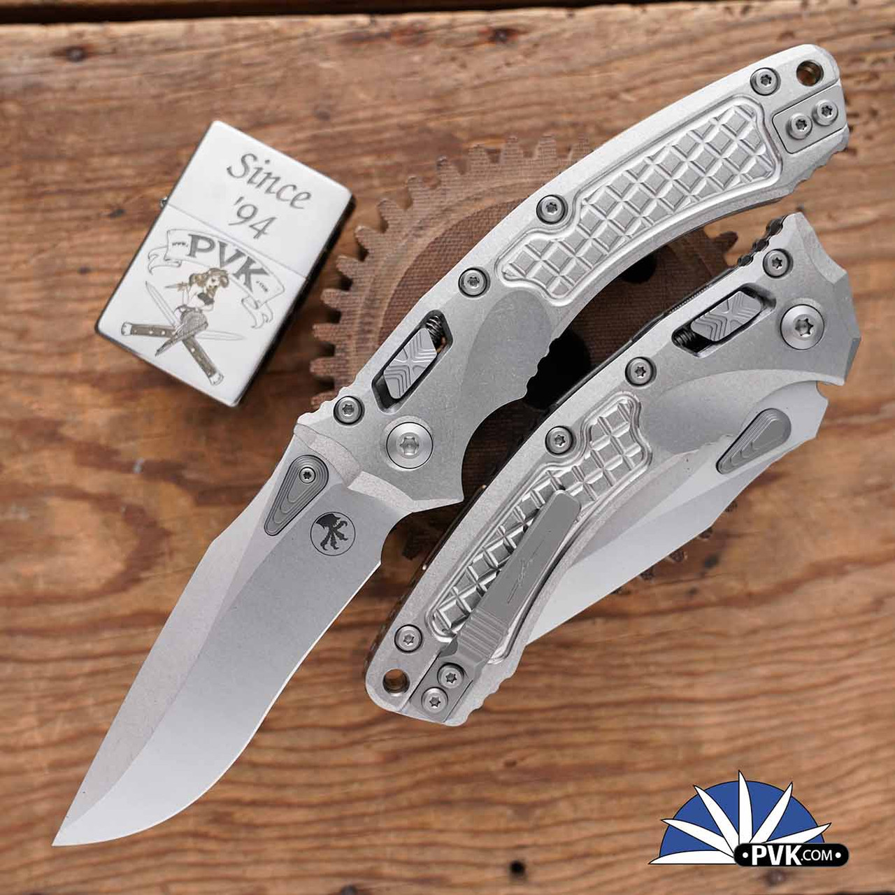 Microtech/Marfione Select Amphibian 137RL-10FRMS1 Ram-Lok Stonewash ...