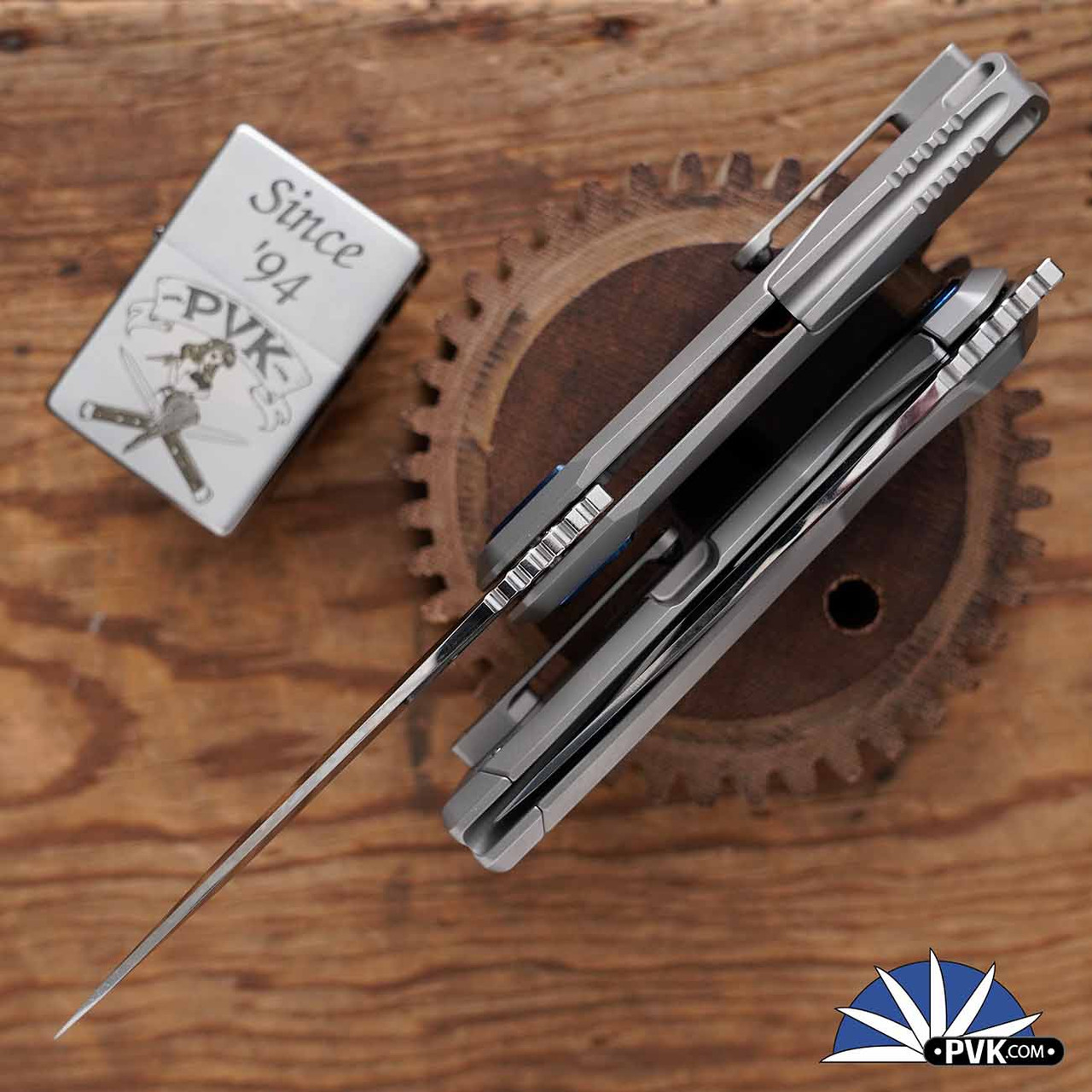 Vanguard Knives Breaker, Satin CPM-S35VN Blade, Carbon Fiber Handle Scales