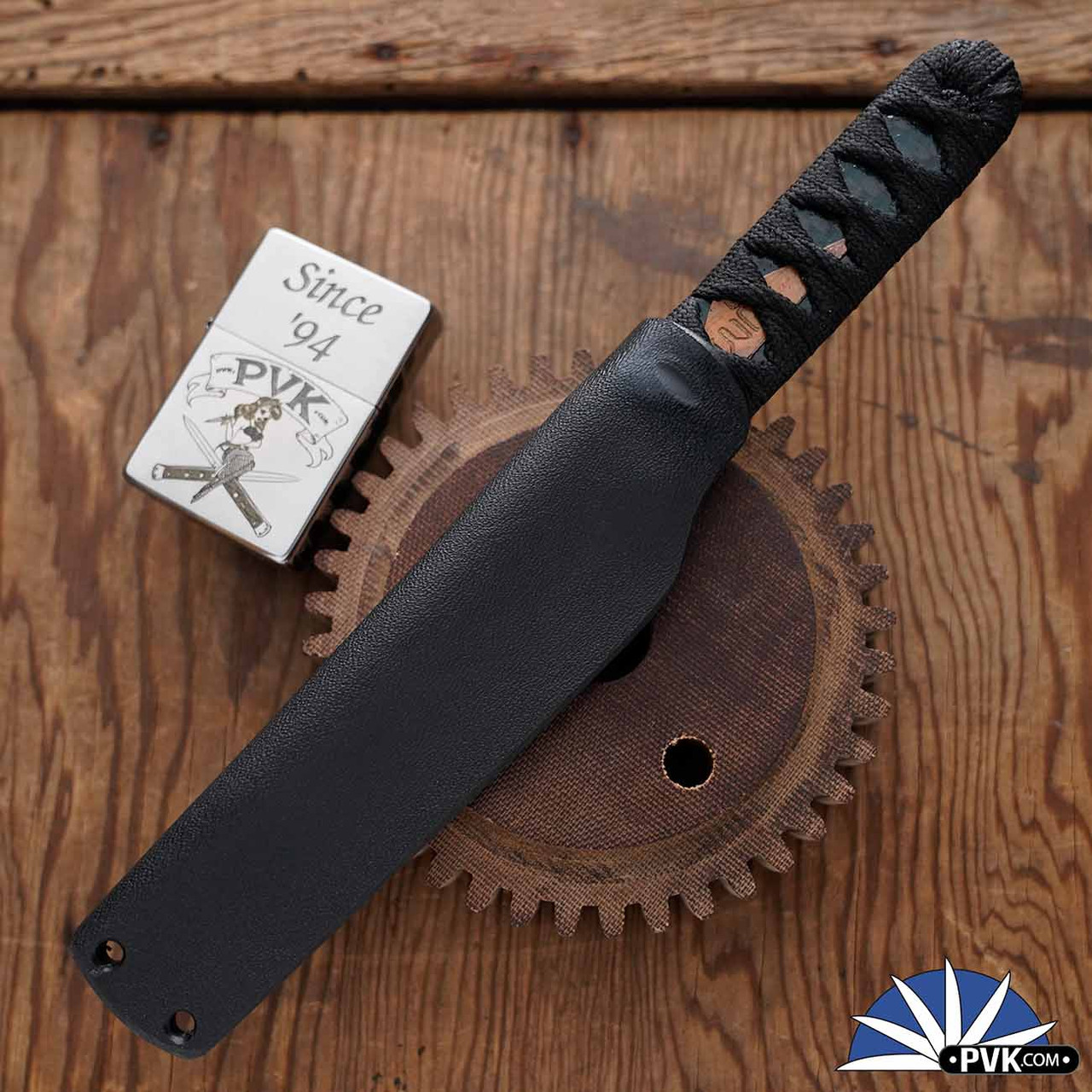 Warren Thomas Custom Fixed Blade Tanto, 6al4V Titanium/Carbon Fiber ...