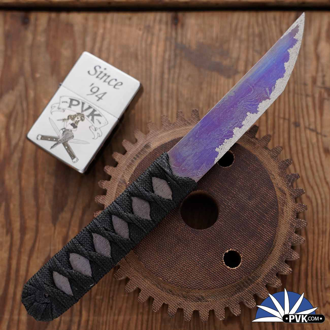 Warren Thomas Custom Kwaiken Tanto Fixed Blade, 6al4V Titanium/Carbon ...