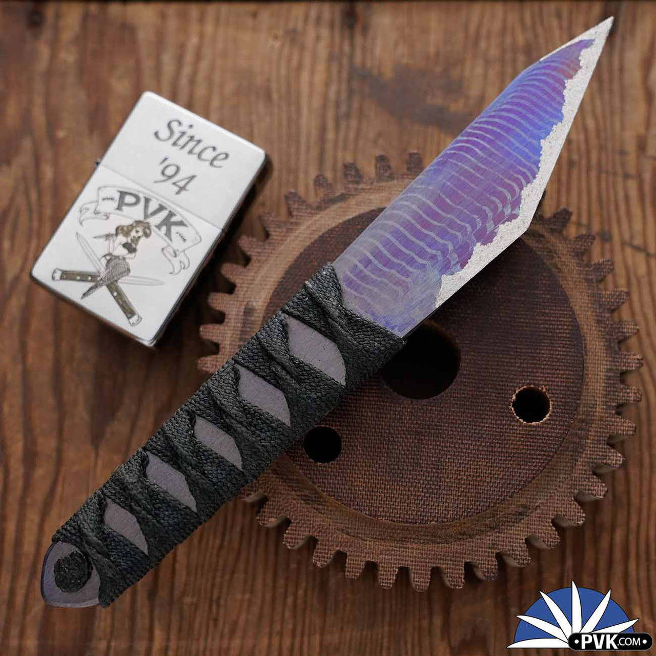 Warren Thomas Custom Tanto Kiridashi Fixed Blade, 6al4V Titanium/Carbon ...