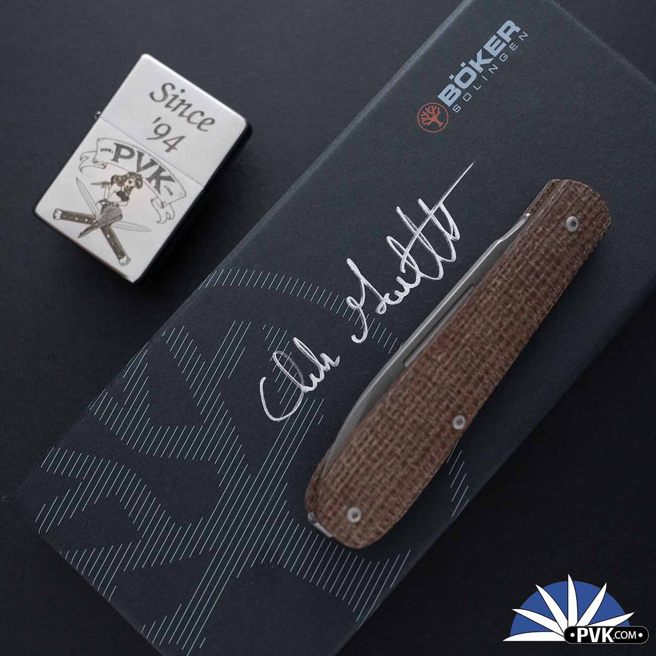 Boker Coffin Slipjoint Folding Knife MagnaCut Stonewashed Drop Point ...